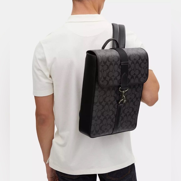 Coach | Bags | Coach Blaine Backpack In Signature Canvas | Poshmark